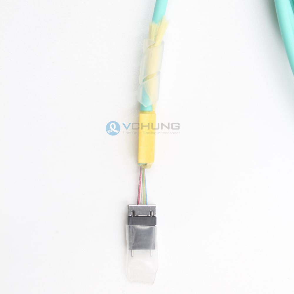 MT Male to Female Multimode MPO Pre-Terminated Trunk Cable
