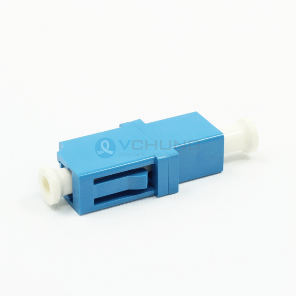 LC Simplex Blue Color Singlemode Adapter no Flange