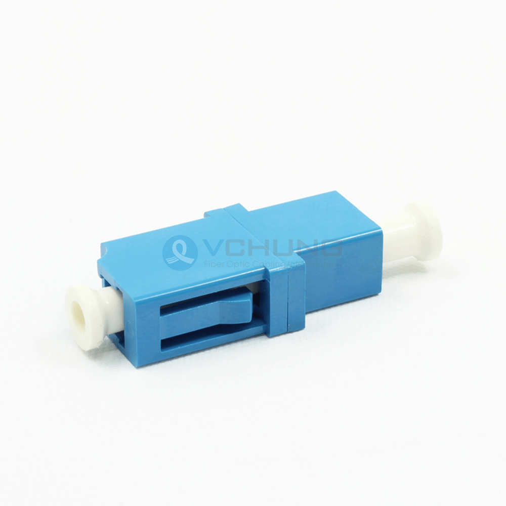 LC Simplex Blue Color Singlemode Adapter no Flange