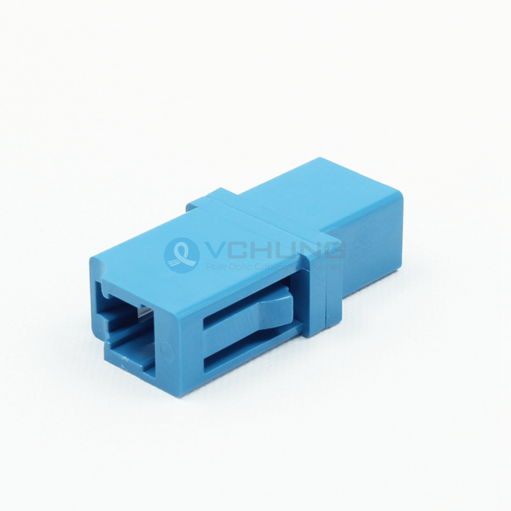 LC Simplex Blue Color Singlemode Adapter no Flange