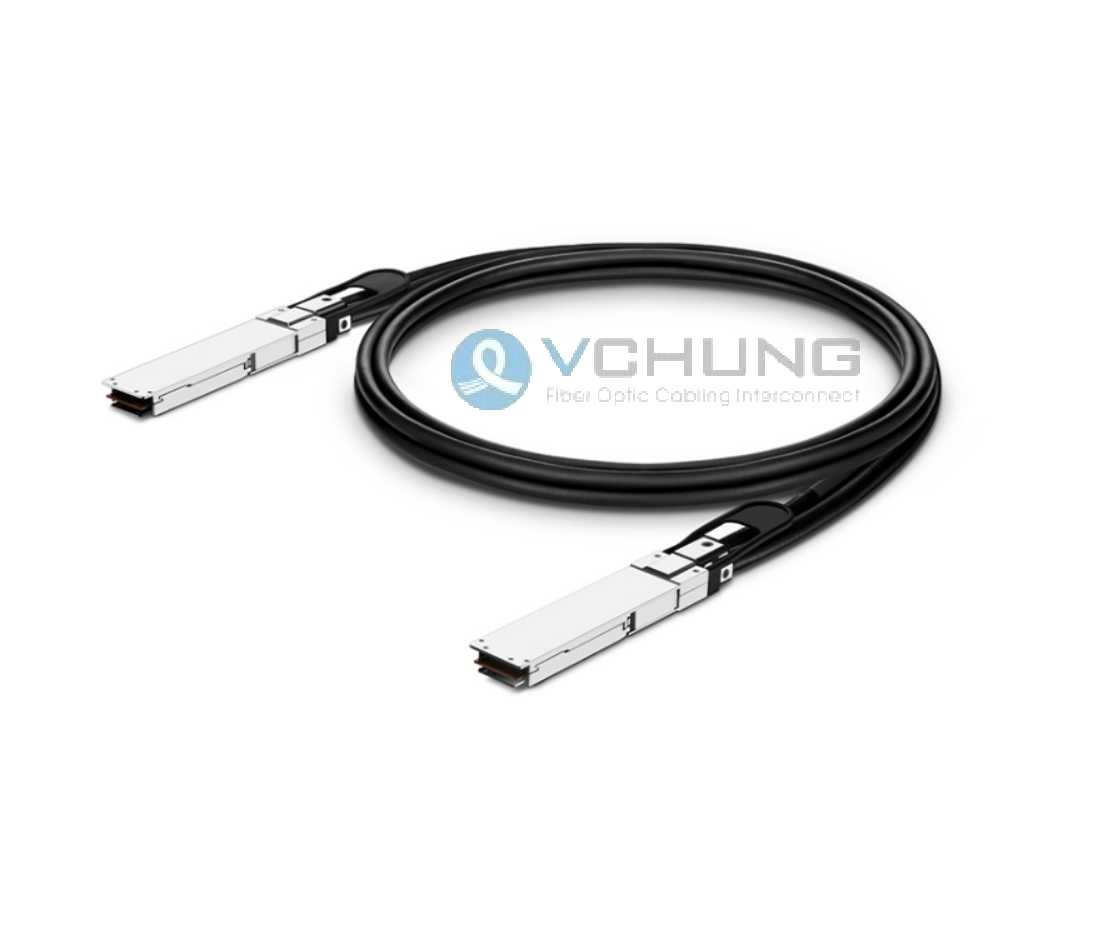 1.5m (5ft) OSFP Flat Top Passive Direct Attach Copper Twinax Cable