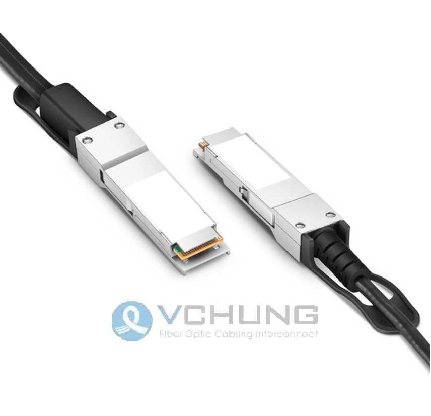 4m (13.2ft)2 x 50G QSFP28 Passive Direct Attach Copper Breakout Cable
