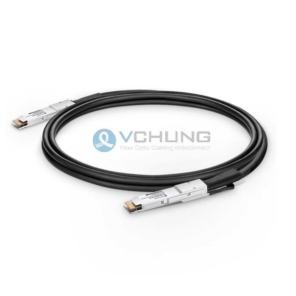 1m (3ft) 400G QSFP-DD Active Direct Attach Copper Twinax Cable